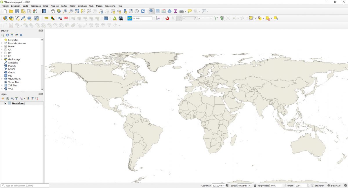 QGIS wereldkaart – HuizBlog