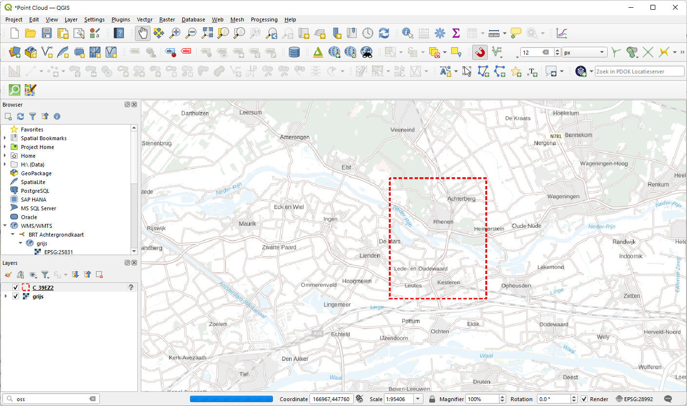 Wat kun je doen met Point Clouds in QGIS – HuizBlog
