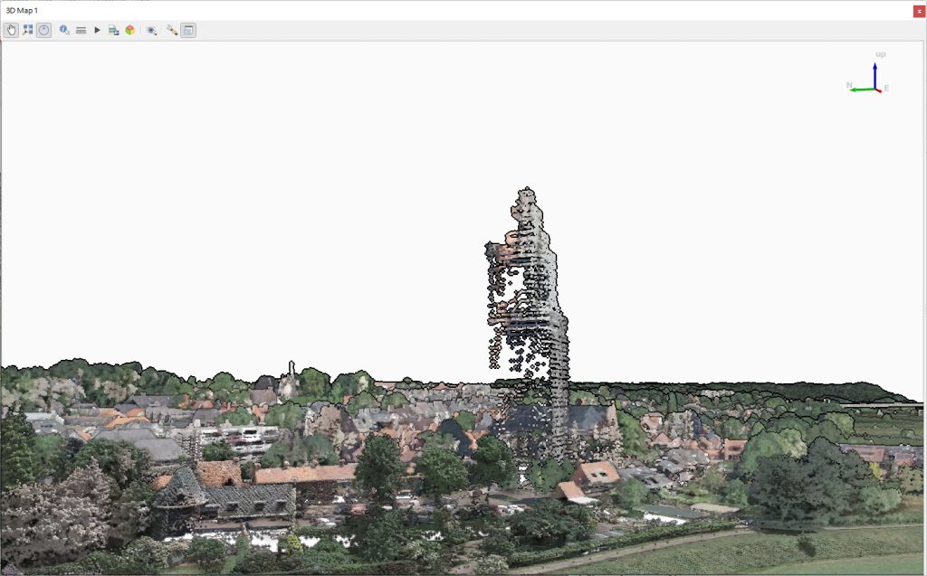 Colorized AHN Point Clouds in Civil 3D en in QGIS – HuizBlog